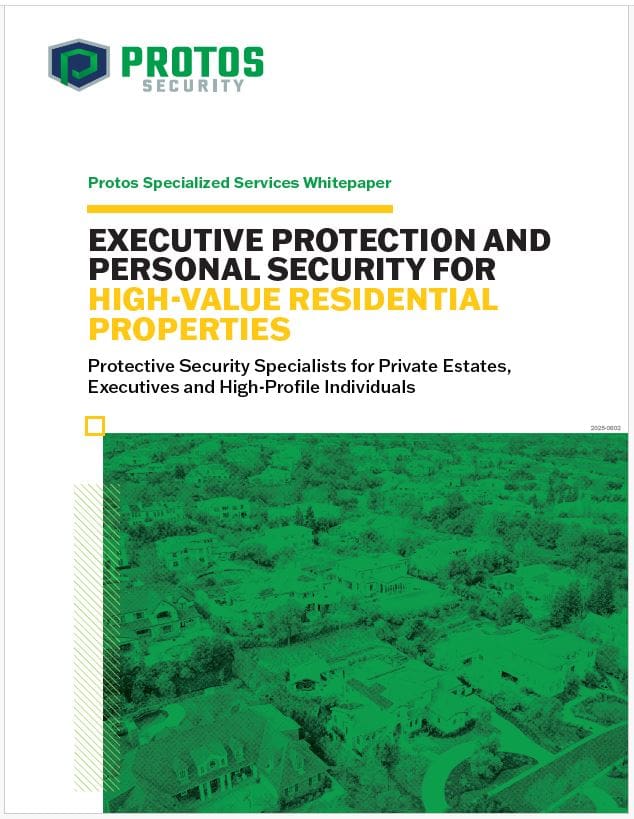 Protos Whitepaper: Executive Protection and Personal Security for High-Value Residential ...